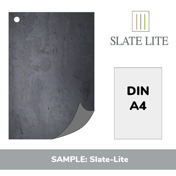 Slate-Lite Slate-Lite SL Samplesheet Nero 4in x11in 4100020 | Zoro
